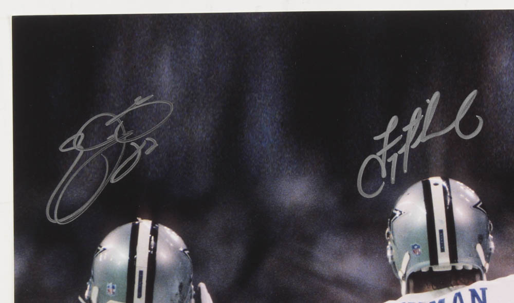 Emmitt Smith, Michael Irvin & Troy Aikman Signed Dallas Cowboys 16x20 Photo (JSA COA & Beckett ...
