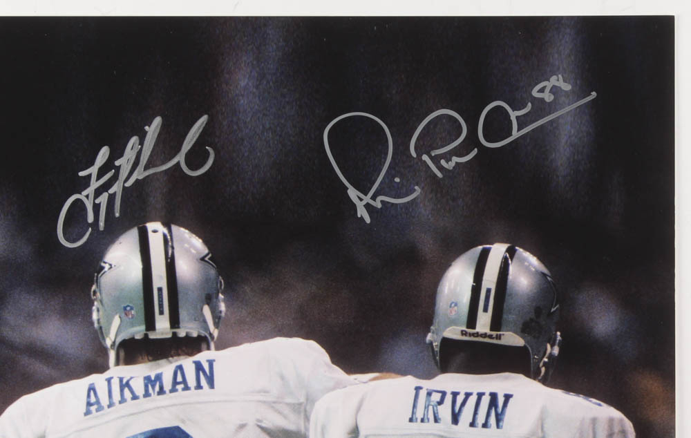 Emmitt Smith, Michael Irvin & Troy Aikman Signed Dallas Cowboys 16x20 Photo (JSA COA & Beckett ...
