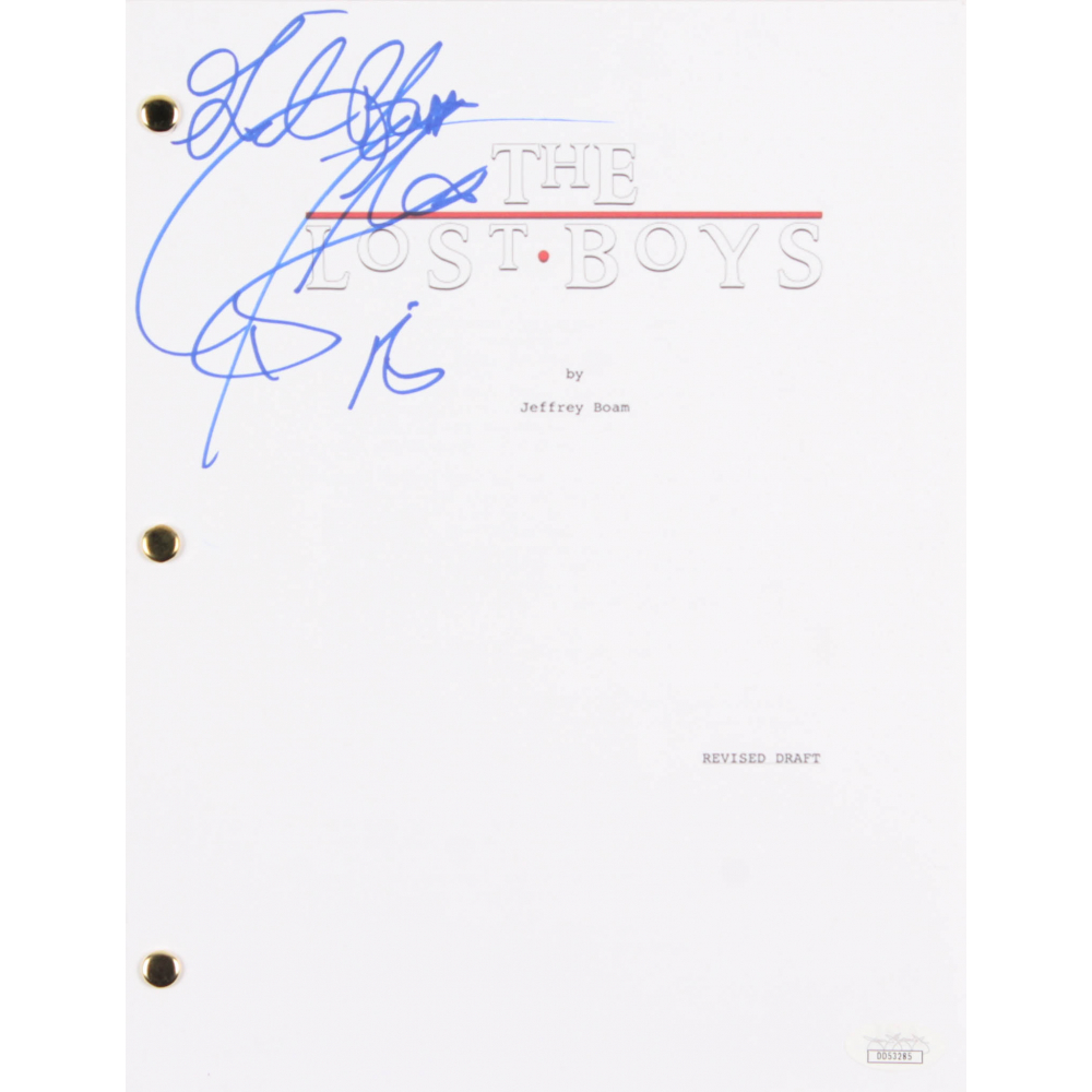 Corey Feldman Signed "The Lost Boys" Full Movie Script Inscribed "Love ...