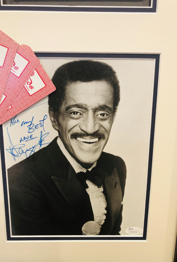 "The Rat Pack" 32x44 Custom Framed Signature Cut Display Signed by (5 ...