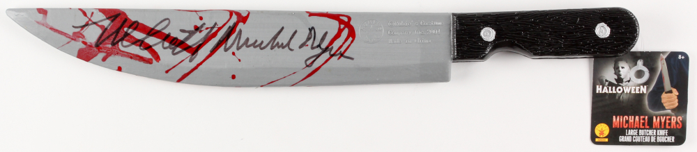 Nick Castle Signed "Halloween" Prop Knife Inscribed "Michael Myers ...