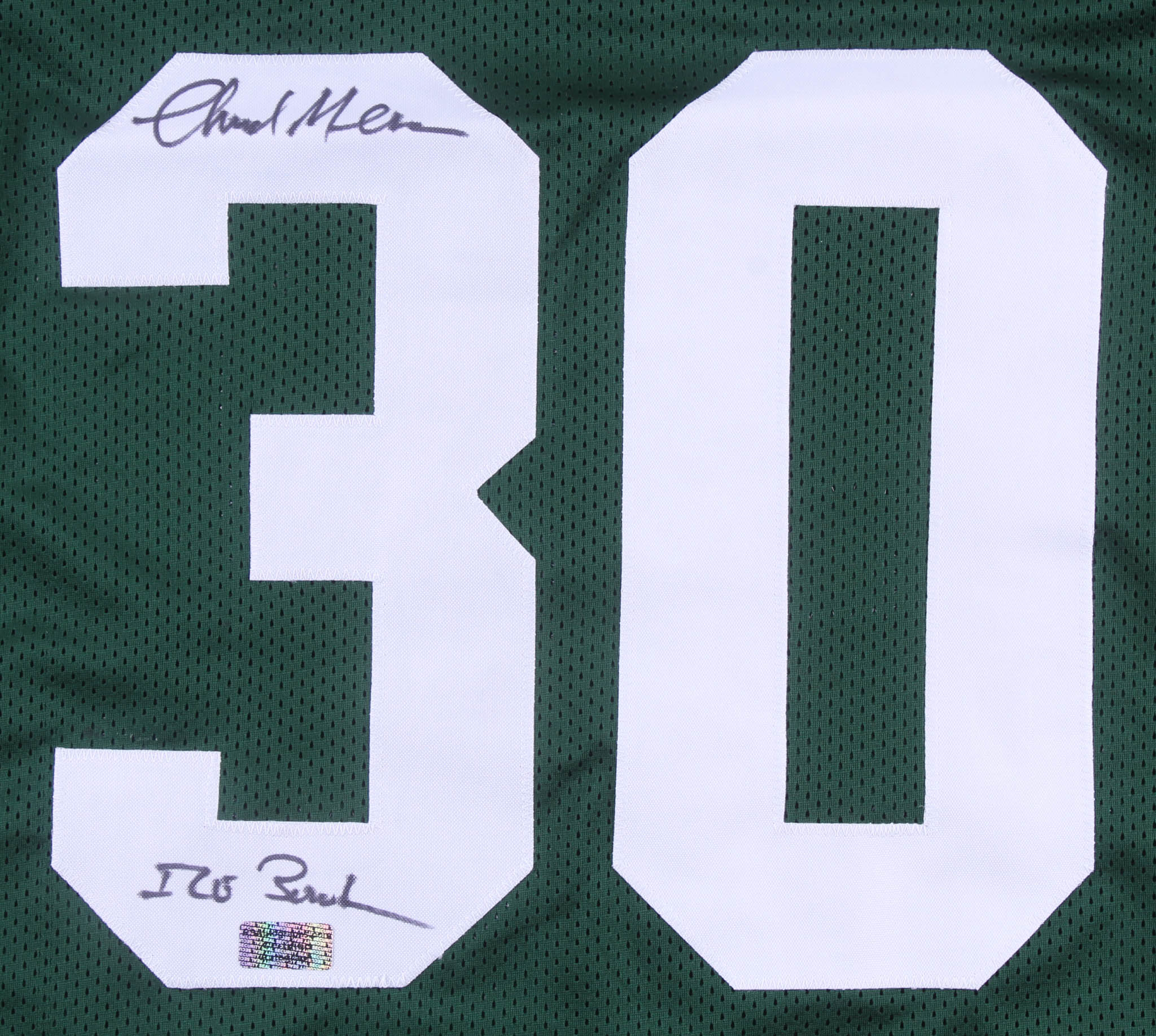 Chuck Mercein Signed Green Bay Packers Jersey Inscribed "Ice Bowl" (RSA ...