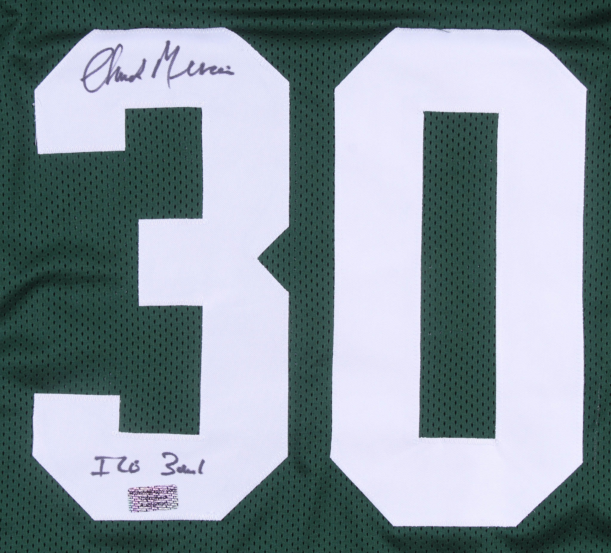 Chuck Mercein Signed Green Bay Packers Jersey Inscribed "Ice Bowl" (RSA ...