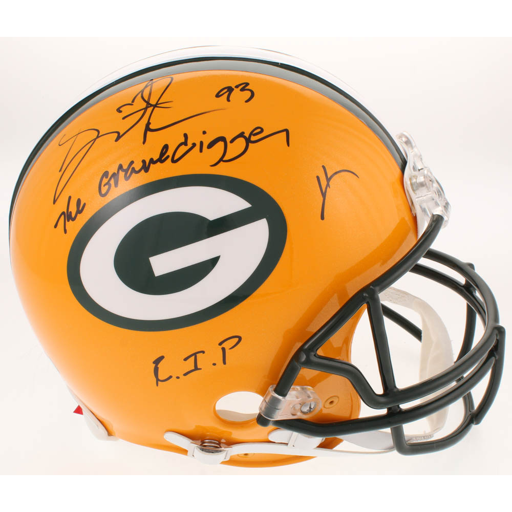 Gilbert Brown Signed Green Bay Packers Full-Size Authentic On-Field ...