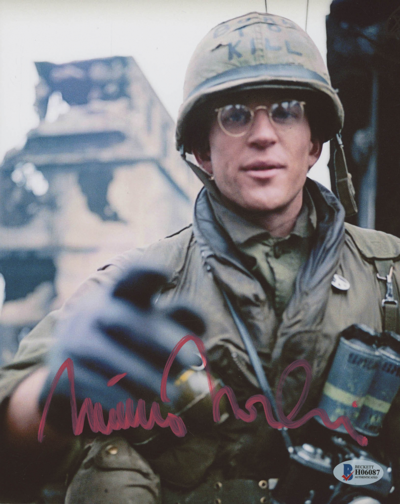 Matthew Modine Signed "Full Metal Jacket" 8x10 Photo (Beckett COA ...