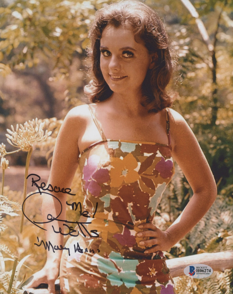 Dawn Wells Signed "Gilligan's Island" 8x10 Photo Inscribed "Rescue Me ...