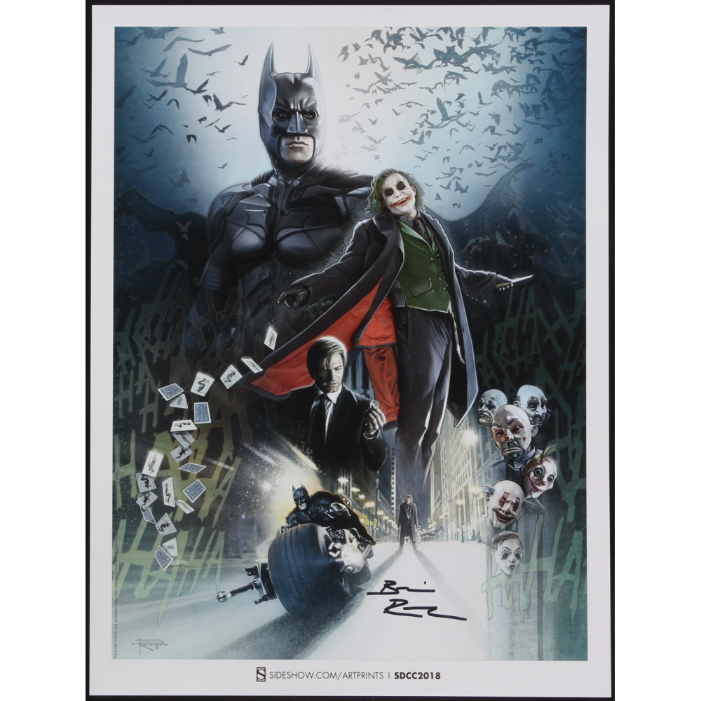 Brian Rood Signed "Batman: The Dark Knight" 9x12 2018 San Diego Comic-Con Exclusive Sideshow ...