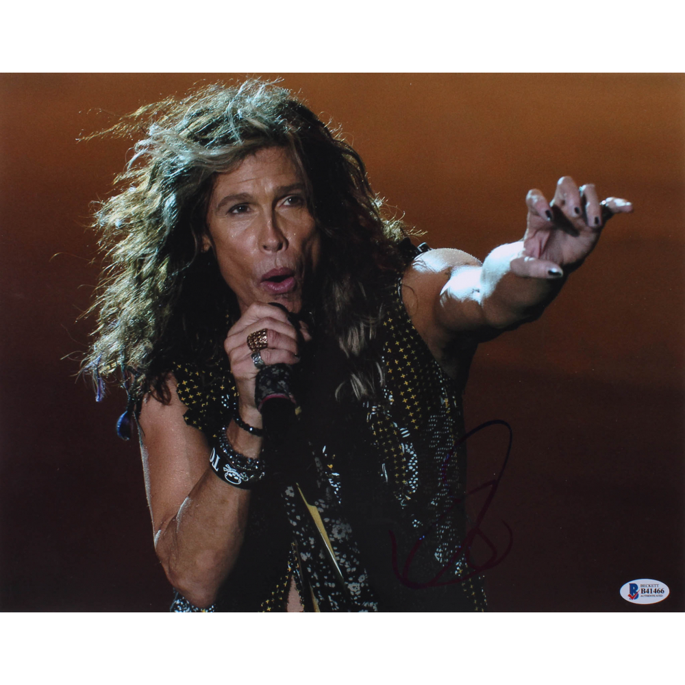 Steven Tyler Signed 11x14 Photo (Beckett Hologram) | Pristine Auction