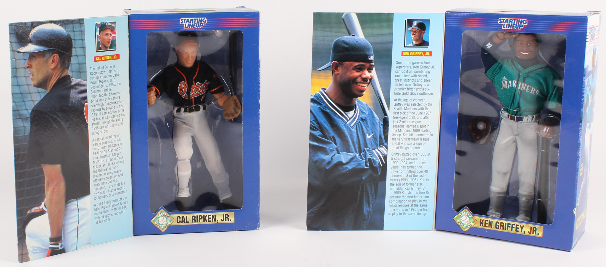 Lot of (2) 1997 Starting Lineup Figurines With Cal Ripken Jr & Ken ...