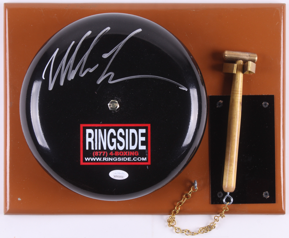 Mike Tyson Signed Authentic Full-Size Ringside Boxing Bell (JSA COA ...