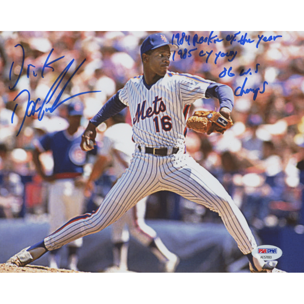 Dwight "Doc" Gooden Signed New York Mets 8x10 Photo Inscribed "1984 ...