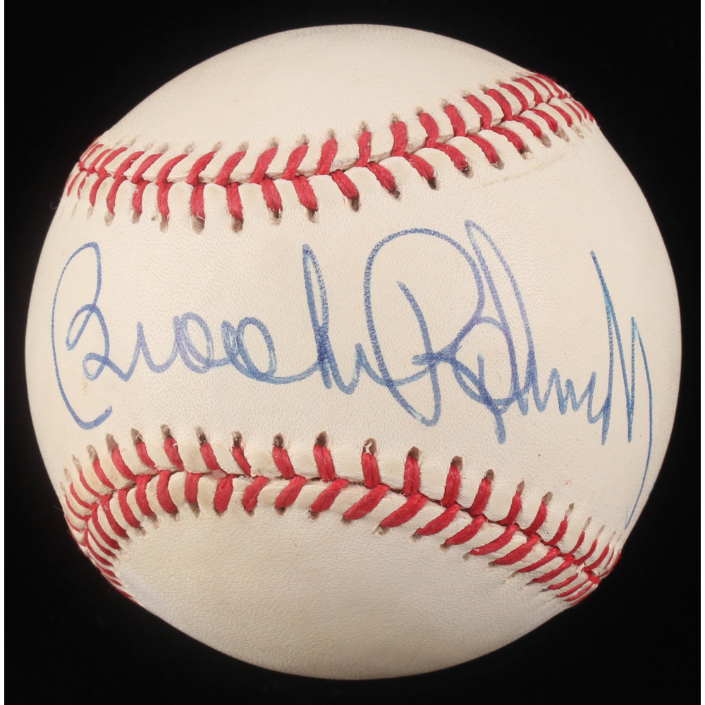 Brooks Robinson Signed OAL Baseball Inscribed "Human Vacuum Cleaner ...