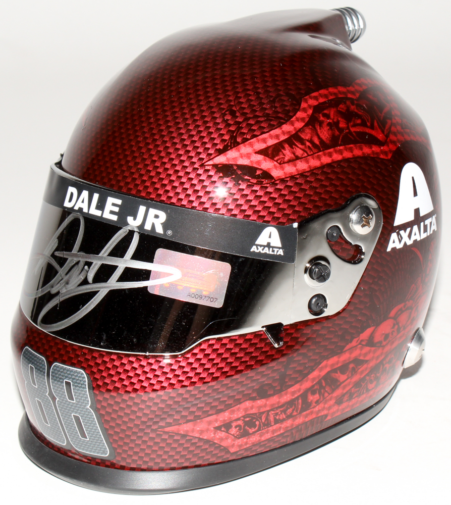 Dale Earnhardt Jr. Signed NASCAR Axalta Racing 1:3 Scale Mini-Helmet ...