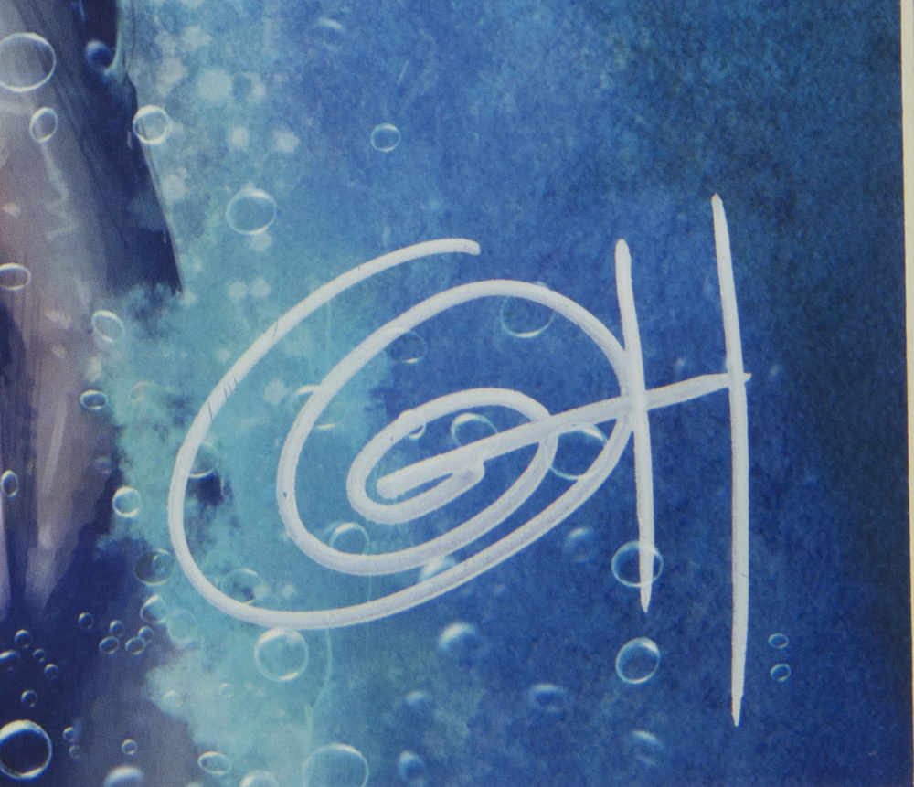 Greg Horn Signed "Thor vs Jaws" 17x25 Custom Framed Lithograph Display ...