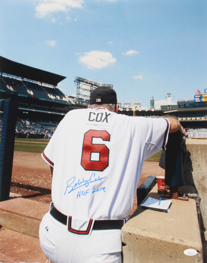 Bobby Cox Signed Atlanta Braves 16x20 Photo Inscribed "HOF 2014" (JSA ...
