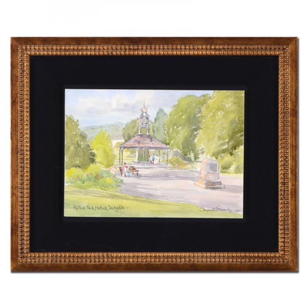 Martin Goode Signed "Matlock Park, Matlock, Derbyshire" 18x14 Custom ...