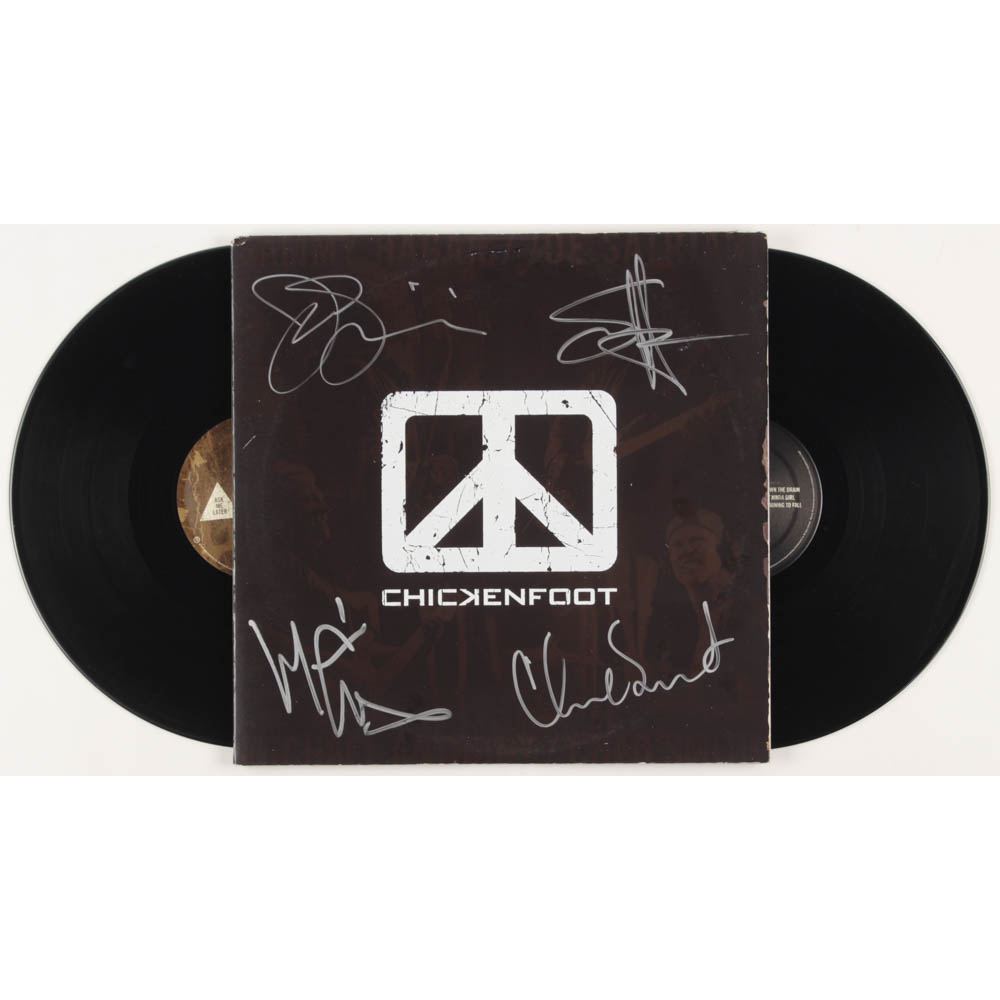 Chickenfoot "Chickenfoot" Vinyl Record Album Signed by (4) with Sammy ...