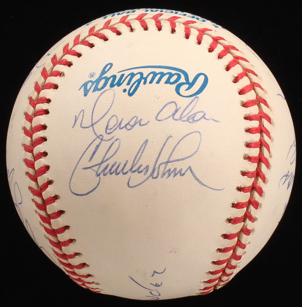 Florida Marlins 1997 World Series Logo Baseball Team-Signed by (15 ...