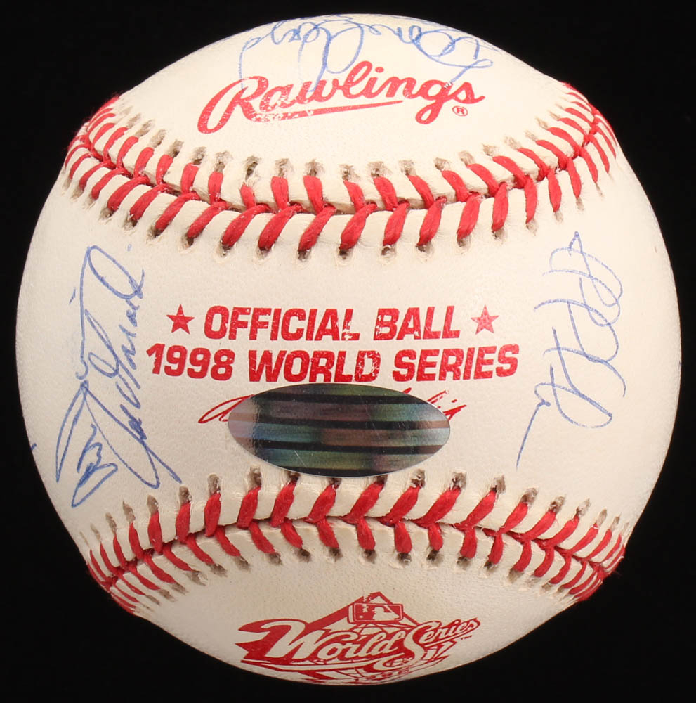 New York Yankees 1998 World Series Logo Baseball Signed by (19) with ...