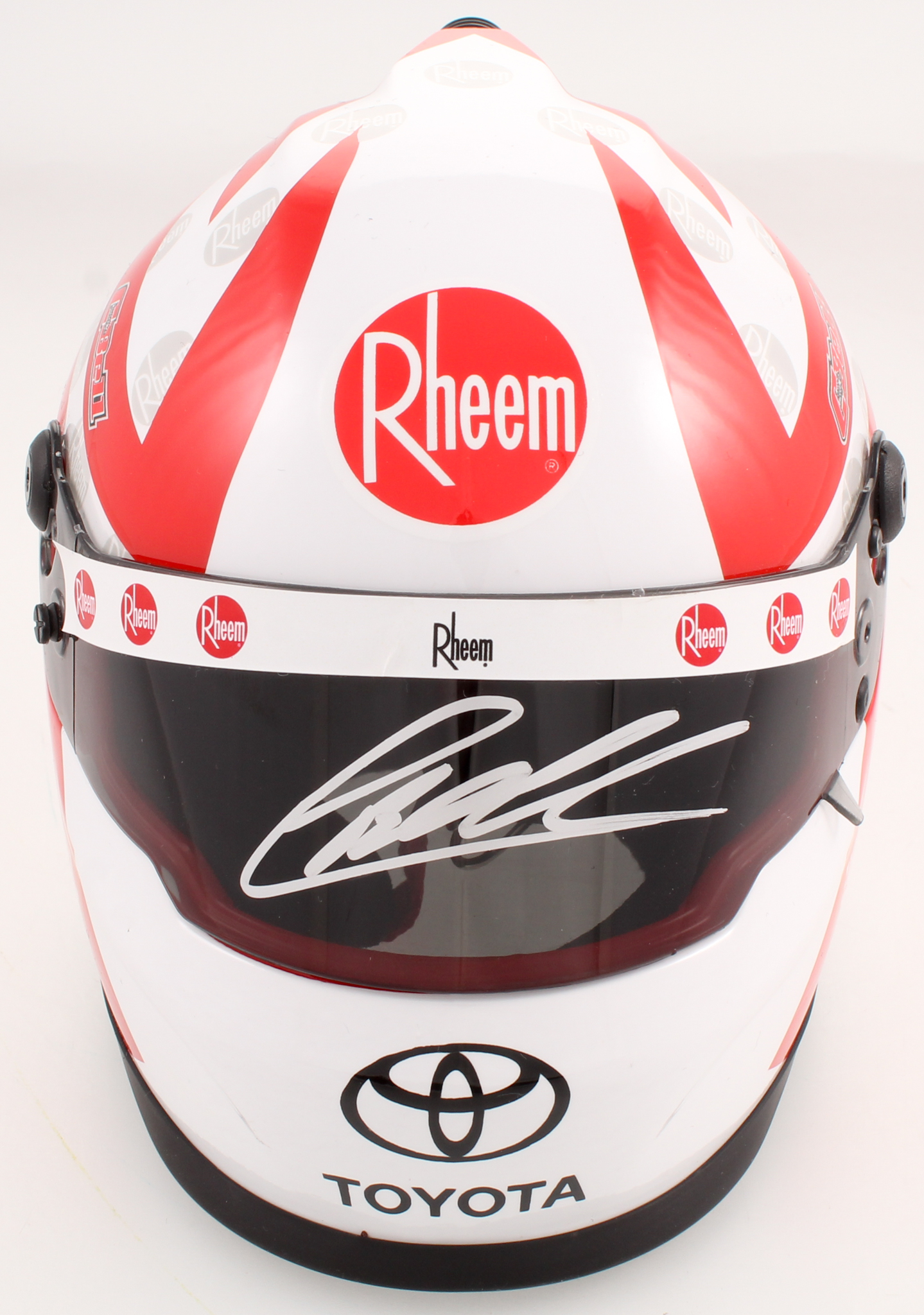 Christopher Bell Signed NASCAR Rheem 1:3 Scale Mini-Helmet (PA COA ...
