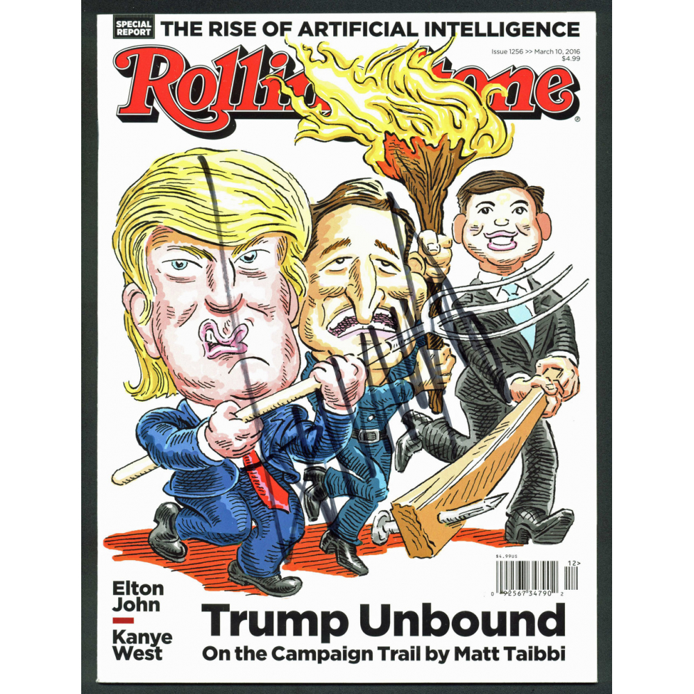 Donald Trump Signed 2016 Rolling Stone Magazine (JSA LOA) | Pristine ...