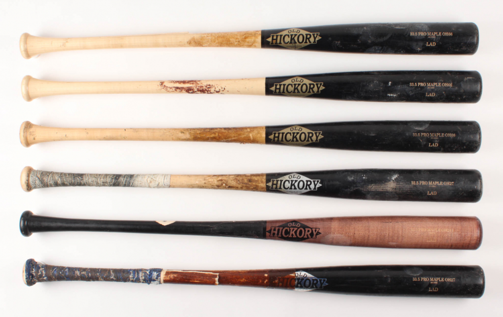 Lot of (6) Old Hickory Game-Used Baseball Bats | Pristine Auction