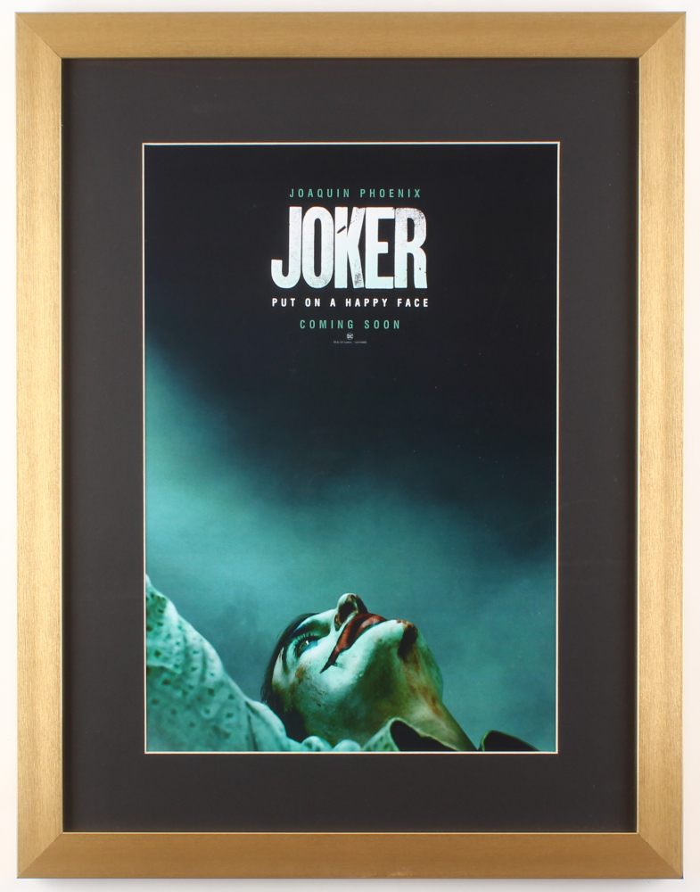 "Joker" 17x22 Custom Framed Movie Poster Display | Pristine Auction