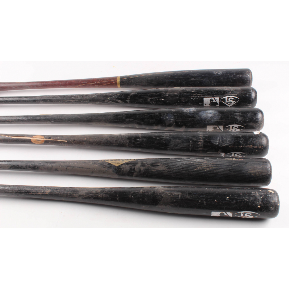 Lot of (6) Assorted Game-Used Baseball Bats | Pristine Auction