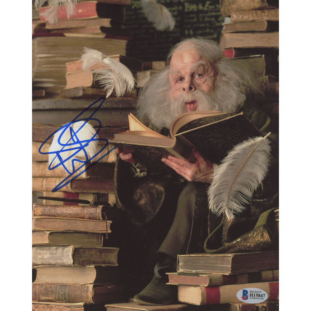 Warwick Davis Signed "Harry Potter" 8x10 Photo (Beckett COA) | Pristine ...