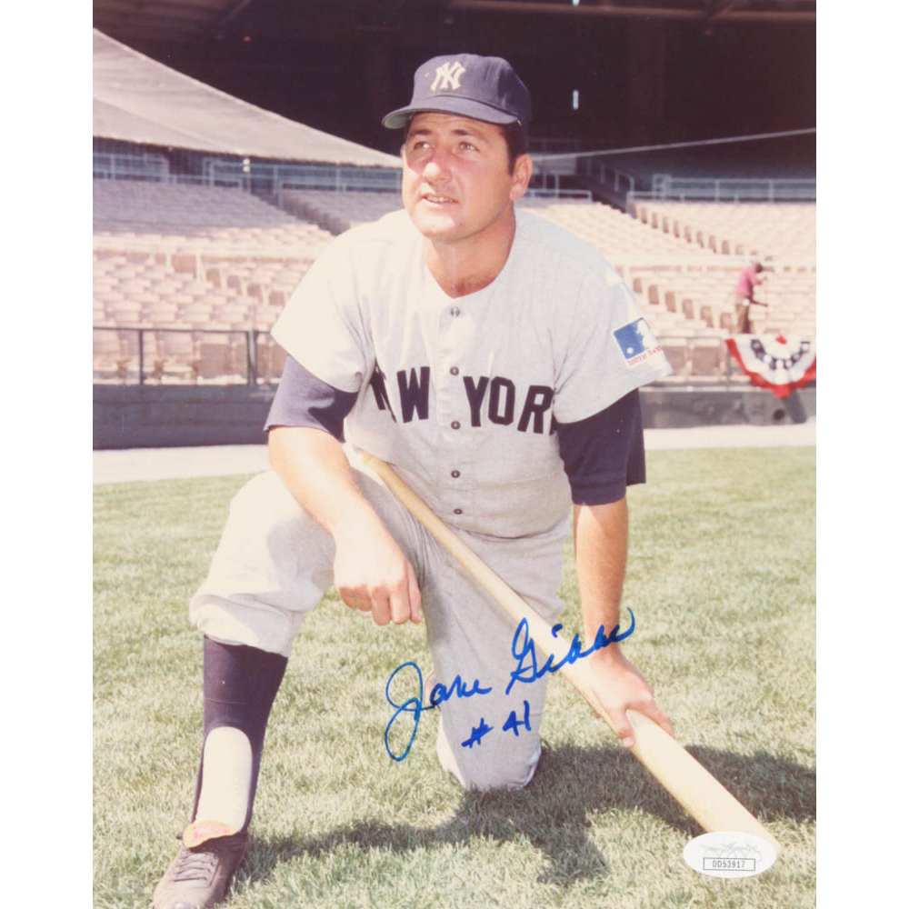 Jake Gibbs Signed New York Yankees 8x10 Photo (JSA COA) | Pristine Auction