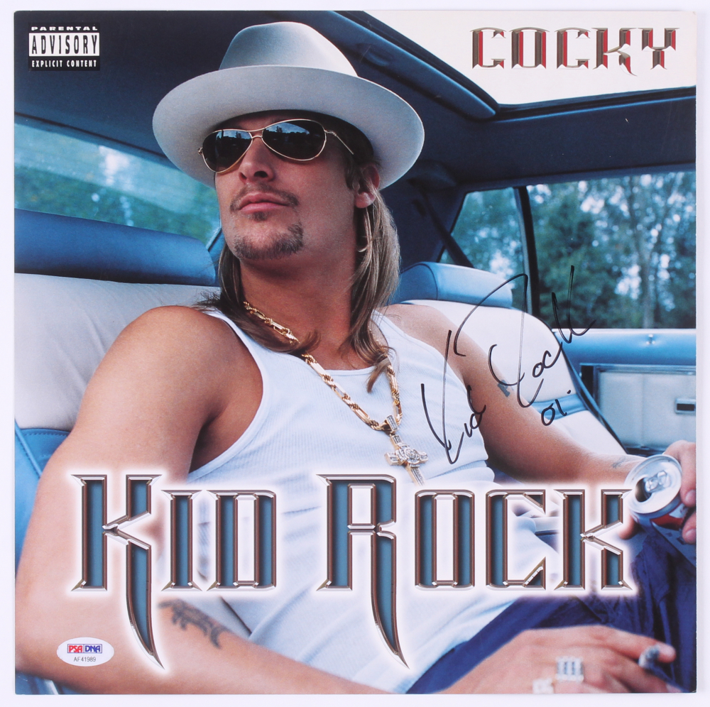Kid Rock Signed "Cocky" Vinyl Record Album Sleeve with Inscription (PSA ...