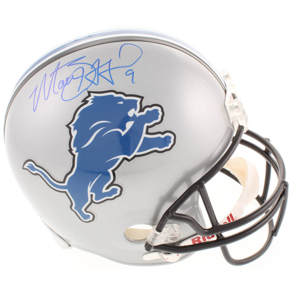 Matthew Stafford Signed Detroit Lions Full-Size Helmet (Stafford ...