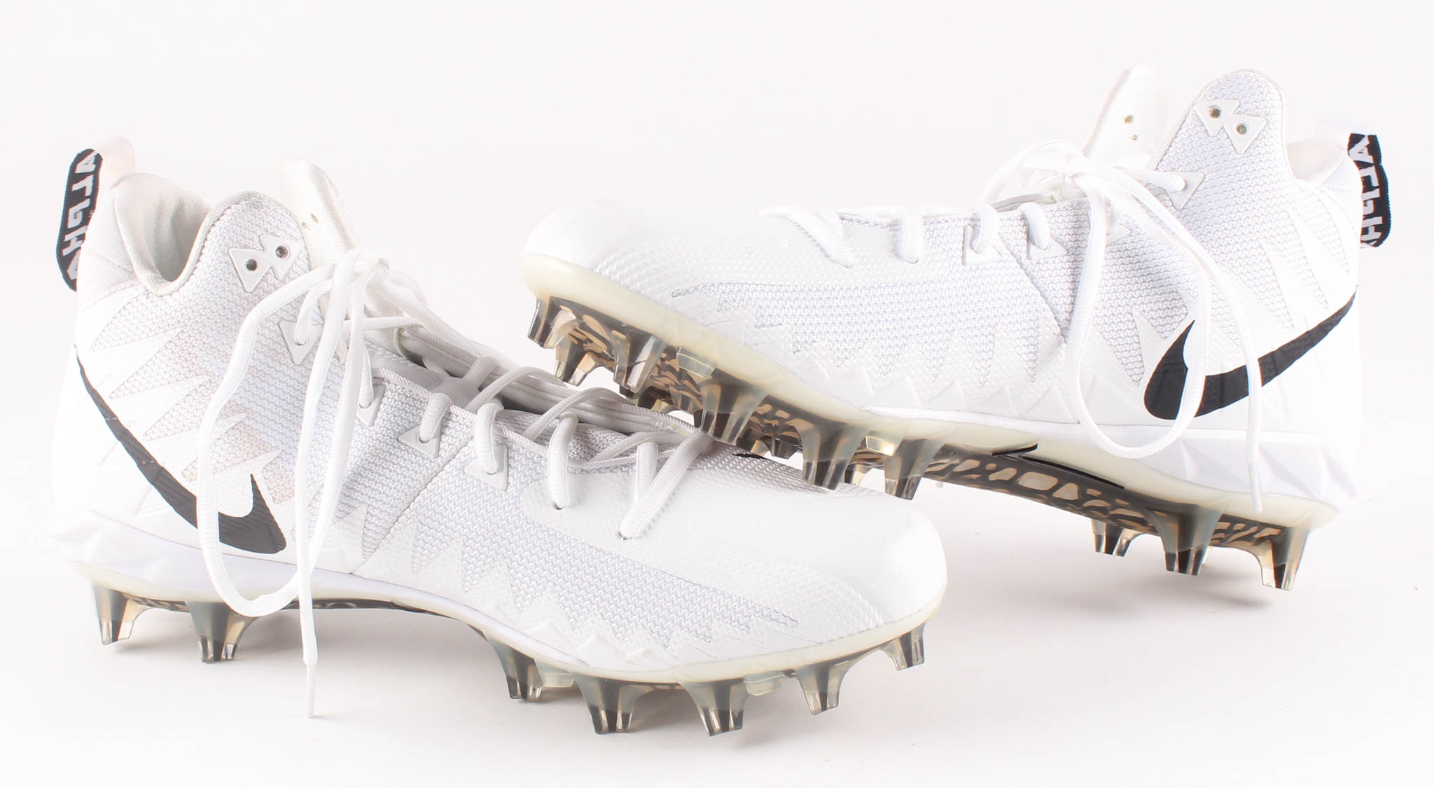 Pair of (2) Donovan Olumba Game-Used Nike Alpha Menace Cleats (PA LOA ...