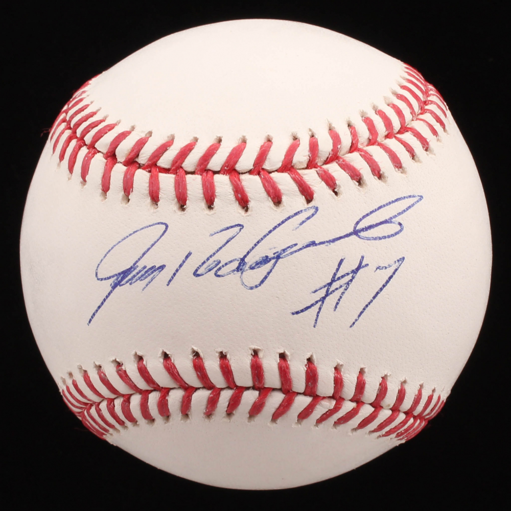 Ivan Rodriguez Signed OML Baseball (JSA COA) | Pristine Auction