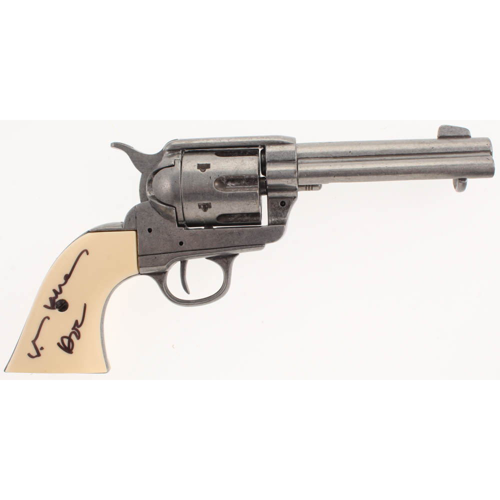 Val Kilmer Signed "Tombstone" Replica Revolver Inscribed "Doc" (Beckett ...