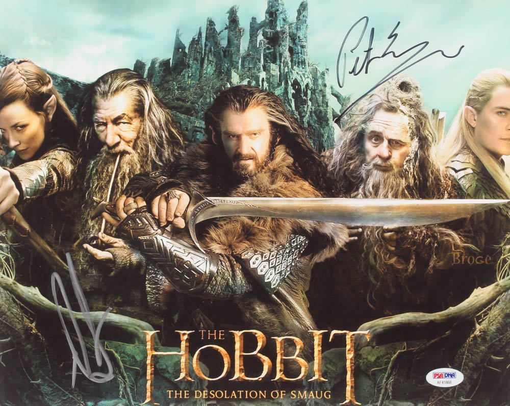 Peter Jackson & Richard Armitage Signed "The Hobbit: The Desolation of ...