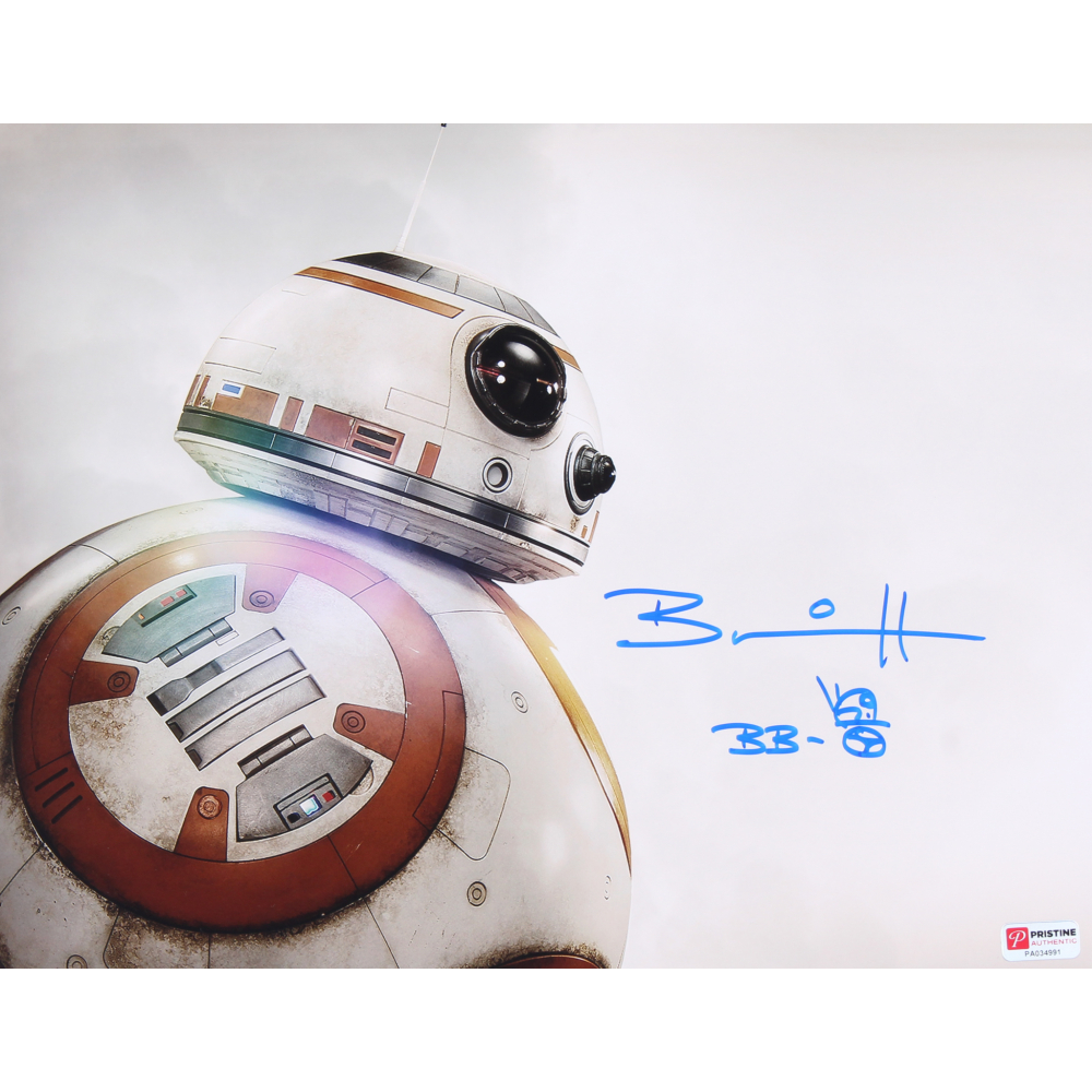 Brian Herring Signed "Star Wars" 11x14 Photo Inscribed "BB-8" with Hand ...