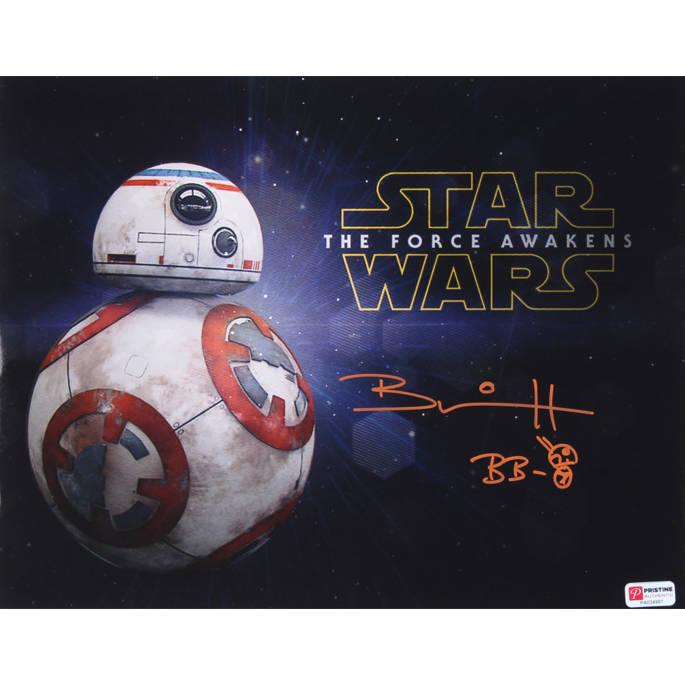Brian Herring Signed "Star Wars" 11x14 Photo Inscribed "BB-8" with Hand ...