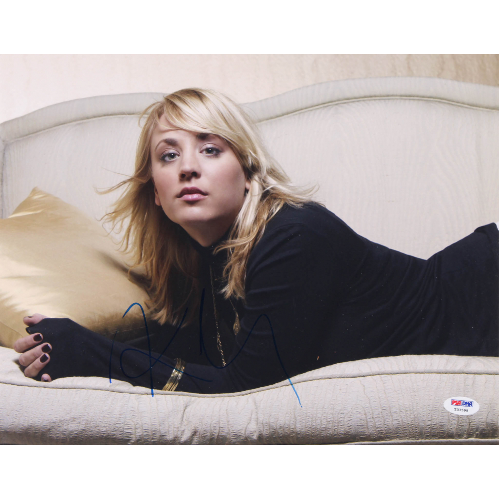 Kaley Cuoco Signed 11x14 Photo (PSA COA) | Pristine Auction
