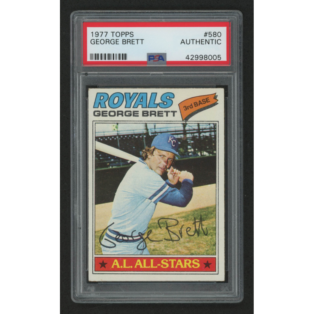 1977 Topps #580 George Brett (PSA Authentic) | Pristine Auction