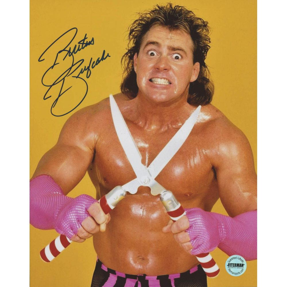Brutus Beefcake Signed WWF 8x10 Photo (Fiterman Sports Hologram ...