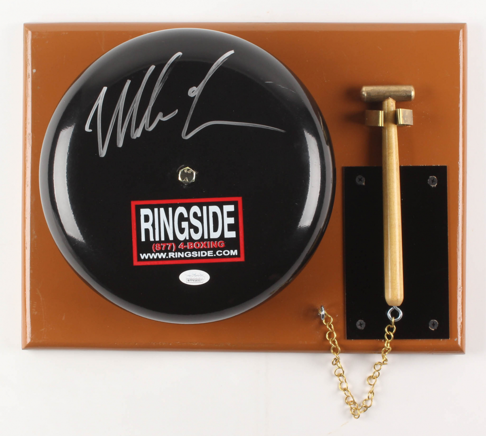 Mike Tyson Signed Authentic Full Size Ringside Boxing Bell (JSA COA ...