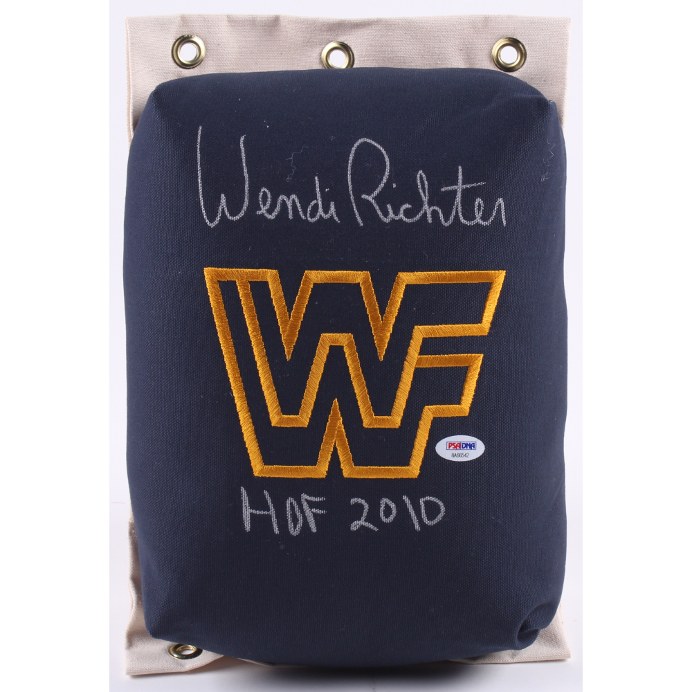 Wendi Richter Signed WWF 80's Style Turnbuckle Inscribed "HOF 2010 ...