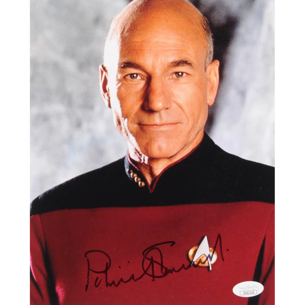 Patrick Stewart Signed "Star Trek: The Next Generation" 8x10 Photo (JSA ...