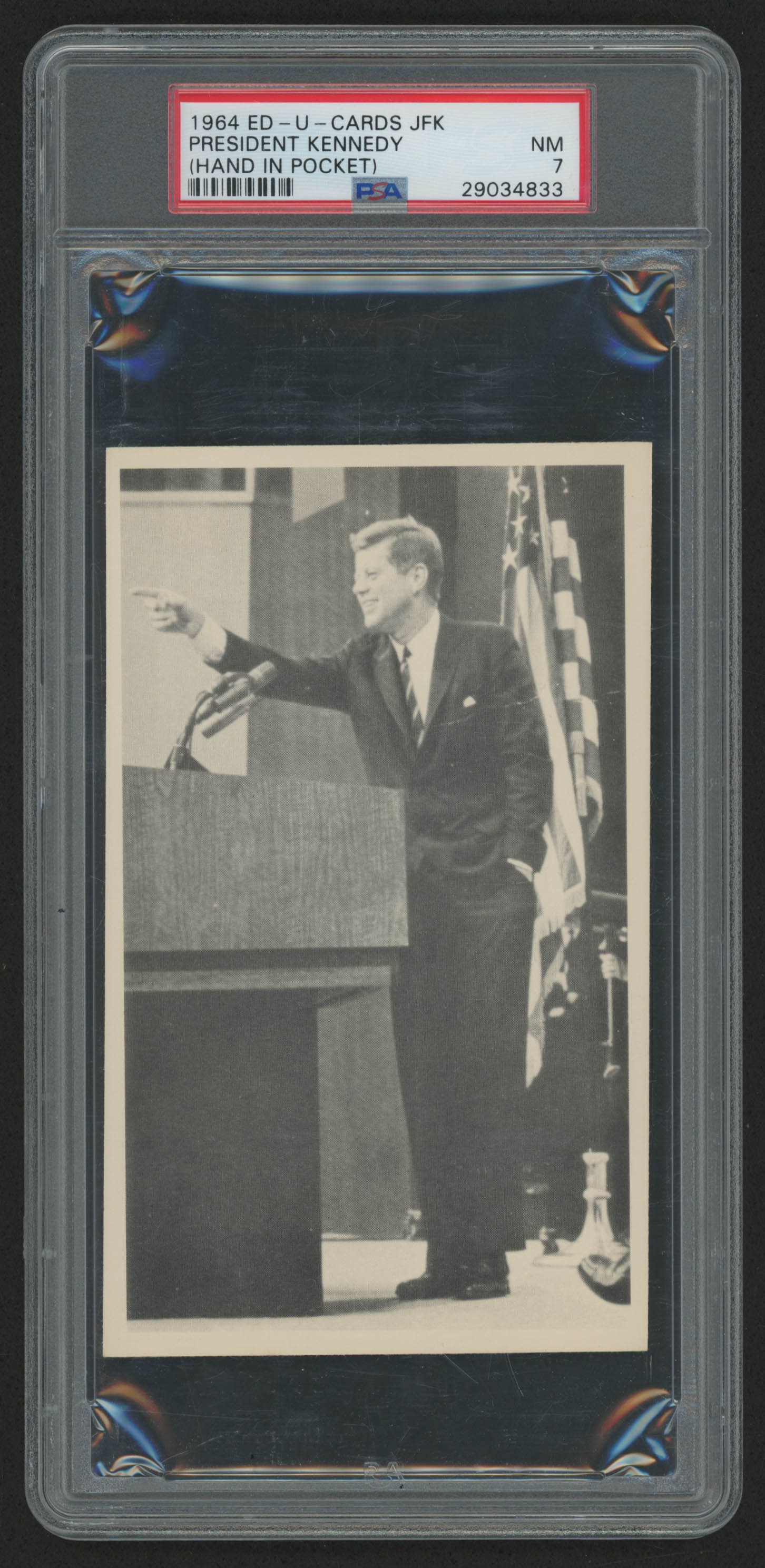 1964 ED - U - CARDS JFK President Kennedy (Hand in Pocket) Trading Card ...