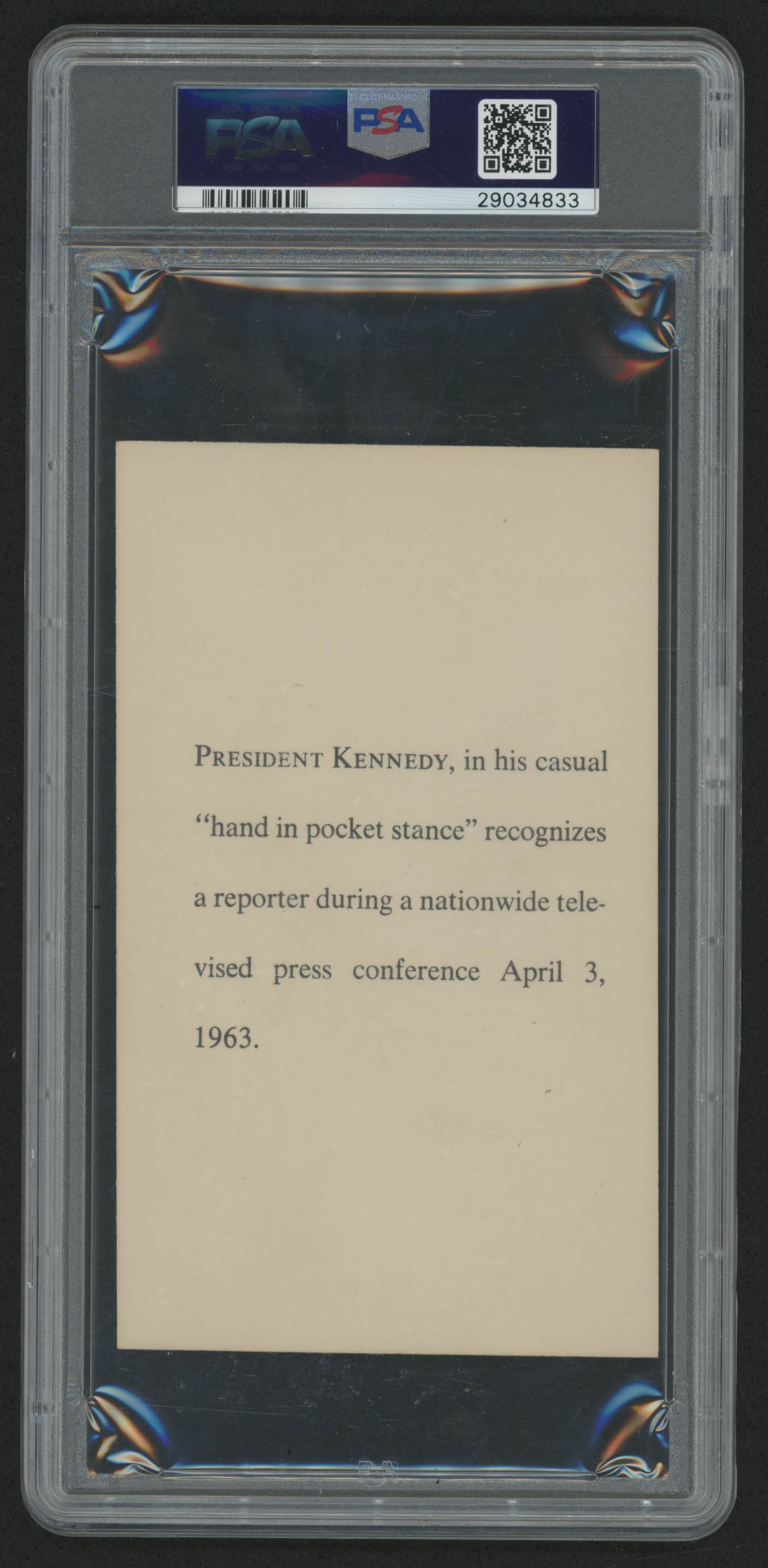 1964 ED - U - CARDS JFK President Kennedy (Hand in Pocket) Trading Card ...
