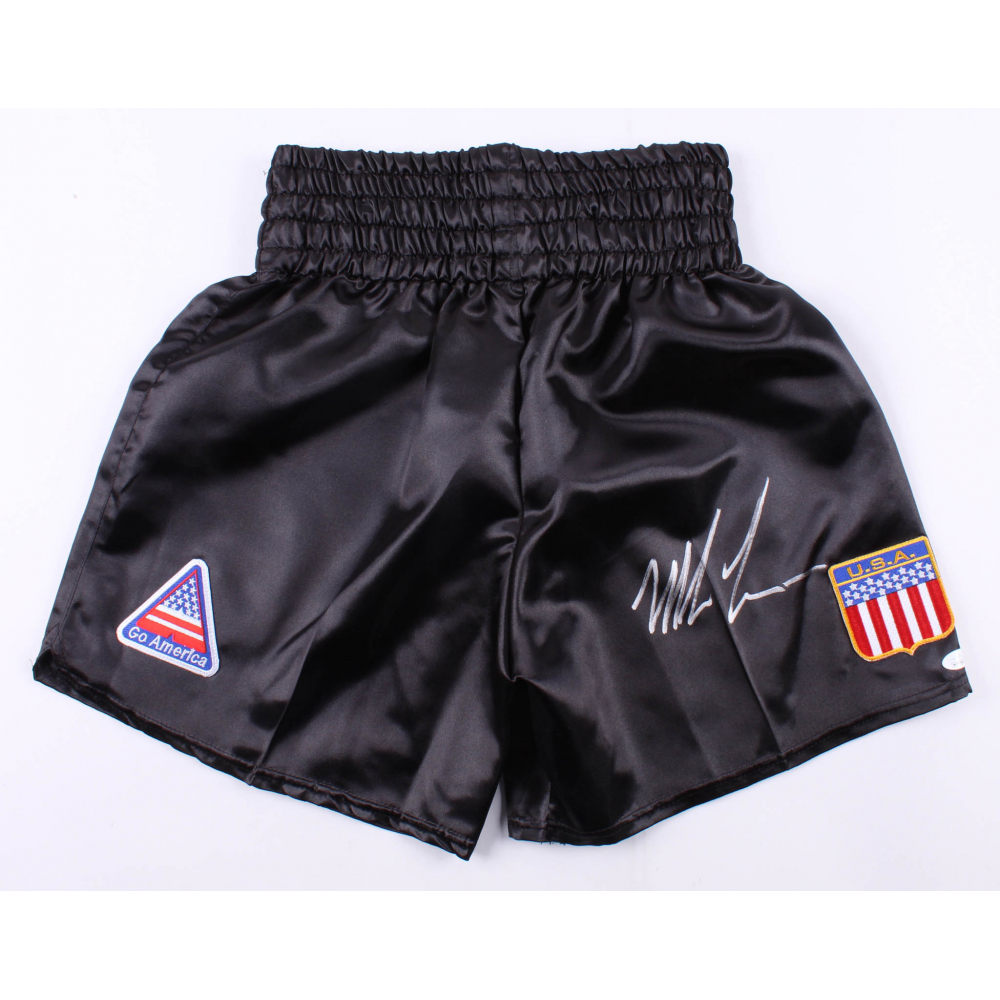 Mike Tyson Signed Team USA Boxing Trunks (JSA COA) | Pristine Auction