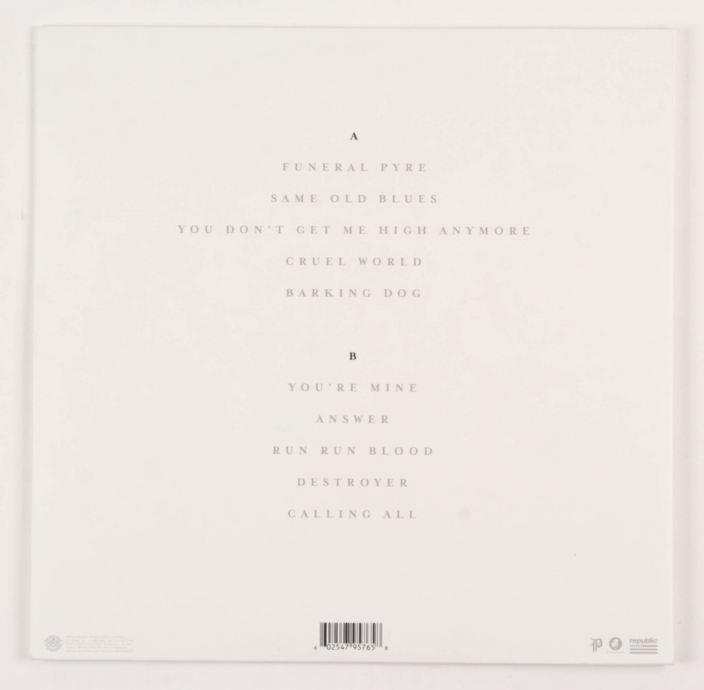 Sarah Barthel & Josh Carter Signed Phantogram "Three" Vinyl Record ...