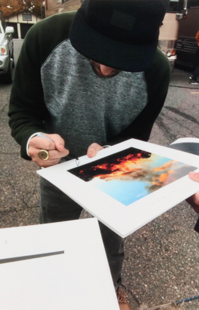 Sarah Barthel & Josh Carter Signed Phantogram "Three" Vinyl Record ...
