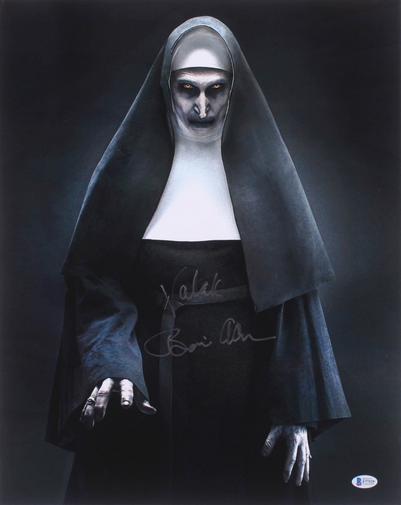 Bonnie Aarons Signed "The Nun" 16x20 Photo Inscribed "Valak" (Beckett ...